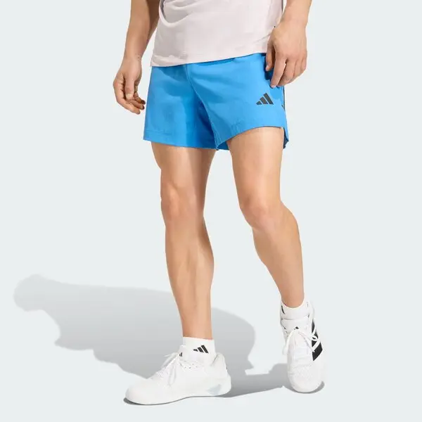 Adidas D4t Power 3-stripes Shorts - Ray Blue