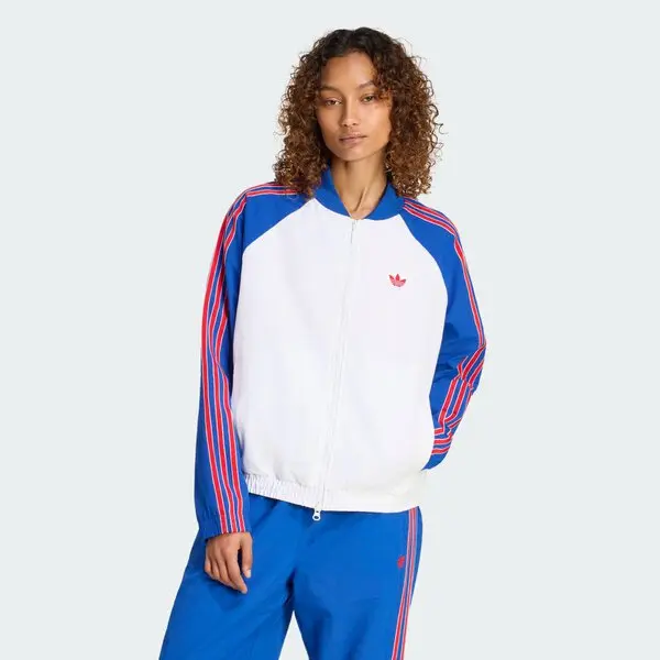 Adidas Sst Tracktop - White / Collegiate Royal