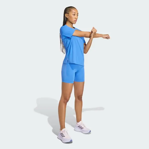 Adidas Adi365 Running Climacool Iconic T-shirt - Ray Blue
