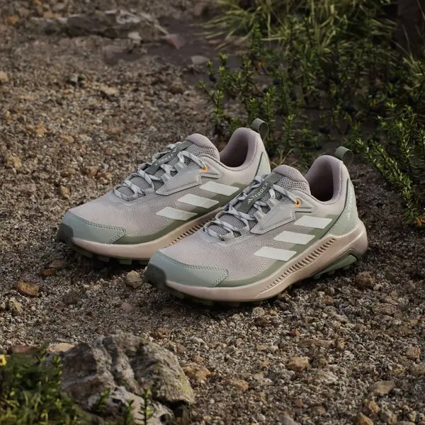 Adidas Terrex Anylander Hiking Shoes - Beige / Off White / Tent Green