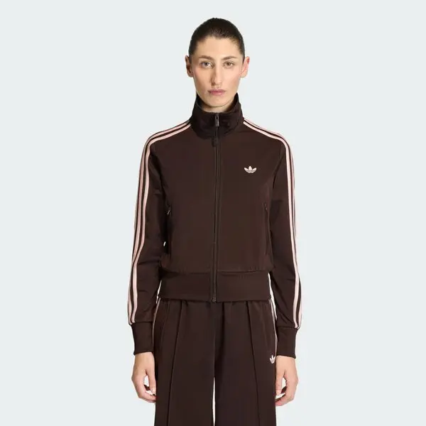 Adidas Firebird Classic Track Top - Aurora Coffee / Sandy Pink