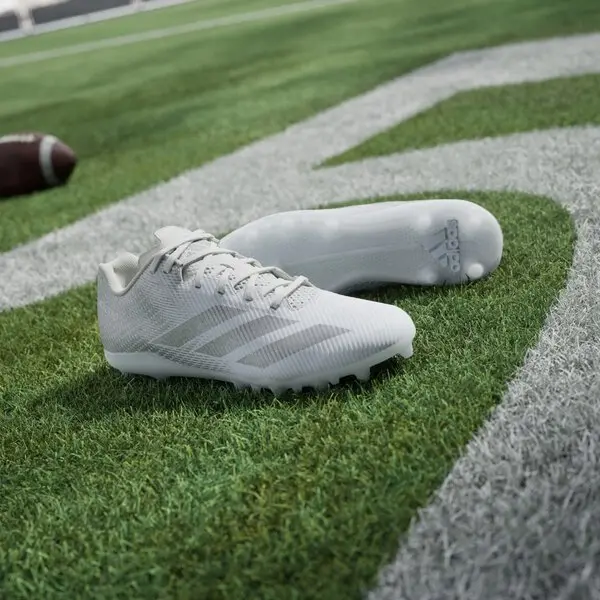 Adidas Adizero Electric.2 Ii Football Cleats - Cloud White / Silver Metallic / Cloud White
