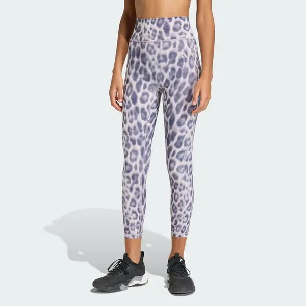 Adidas Optime Essentials Workout Leopard 7/8 Leggings
