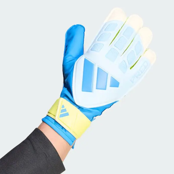 Adidas Predator Goalkeeper Training Gloves - Crystal Sky / Ray Blue / Solar Yellow