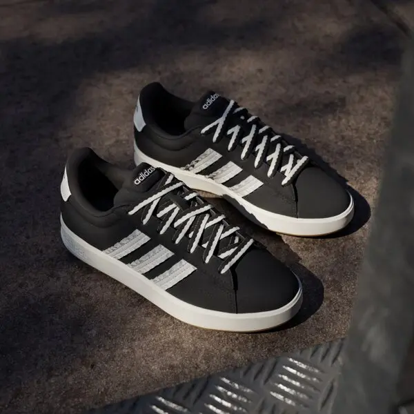 Adidas Grand Court 3.0 Sneakers - Core Black / Core White / Gum