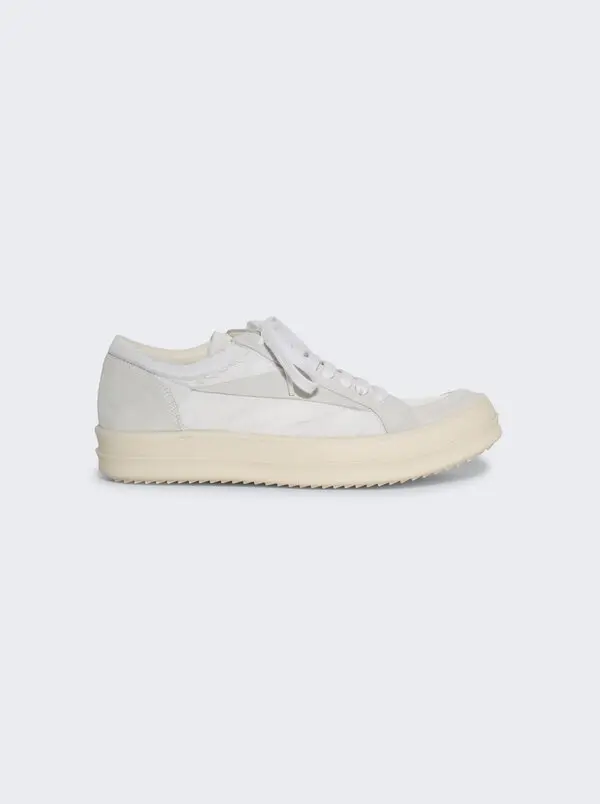 Rick Owens Temple Vintage Low-top Sneakers - White