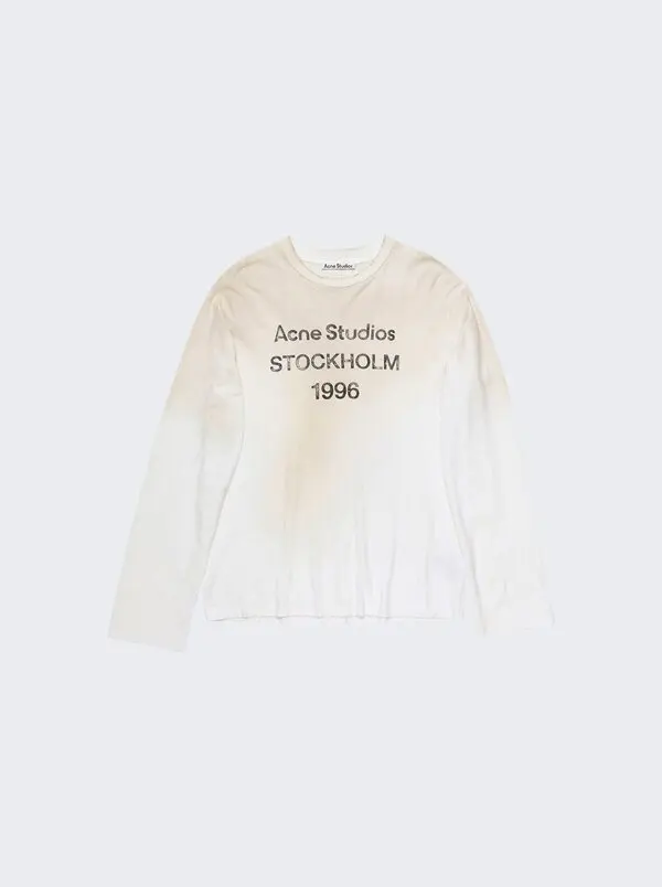 Acne Studios Relaxed Fit Logo Tee Dusty