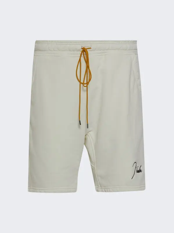 Rhude Relaxed-fit Jersey Shorts - White