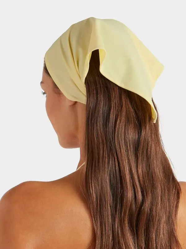 Hunza G Sofia Upf Headscarf - Butter