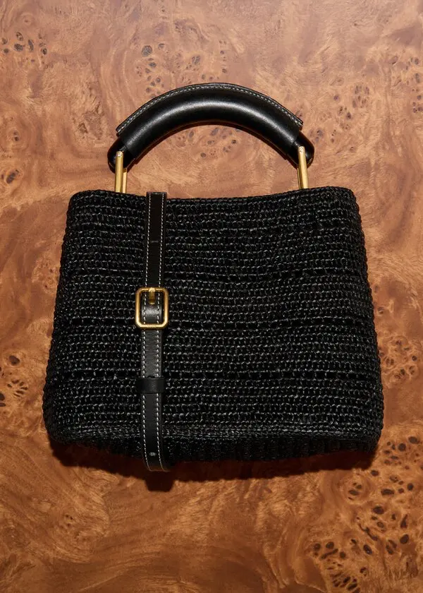 ME+EM Raffia Mini Day Bag