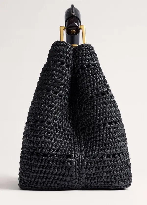 ME+EM Raffia Mini Day Bag