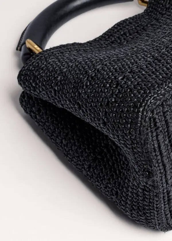 ME+EM Raffia Mini Day Bag