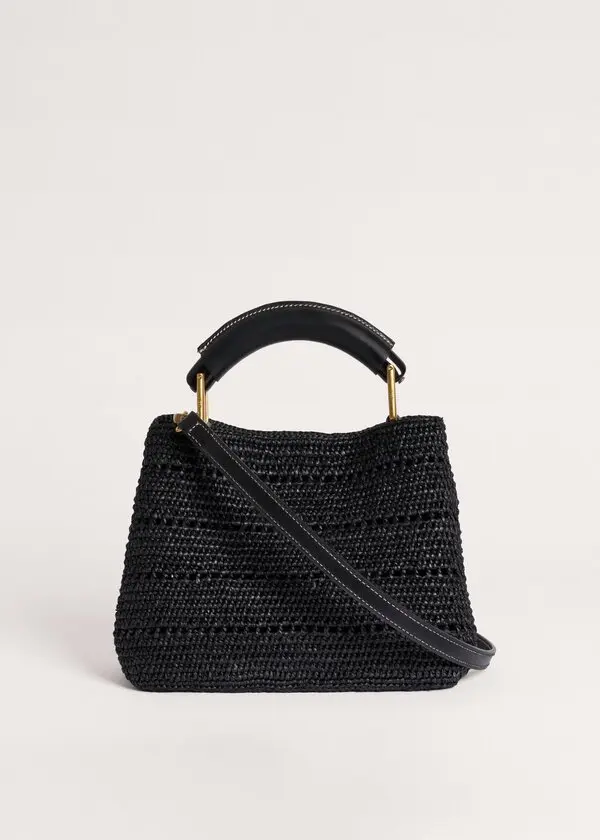 ME+EM Raffia Mini Day Bag