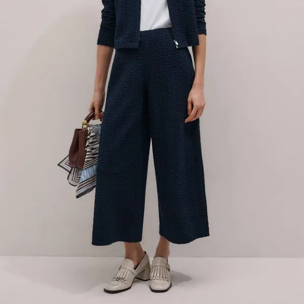 ME+EM Jacquard Zip-through Top