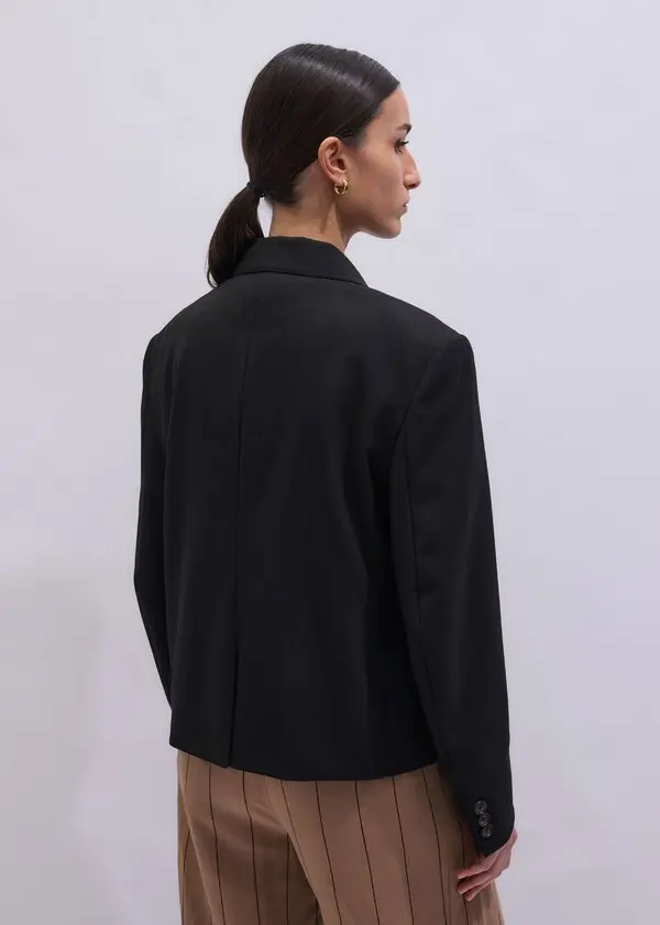ME+EM Oversized Short Blazer