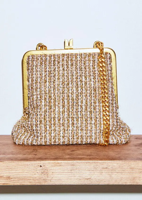 ME+EM Tweed Crossbody Bag