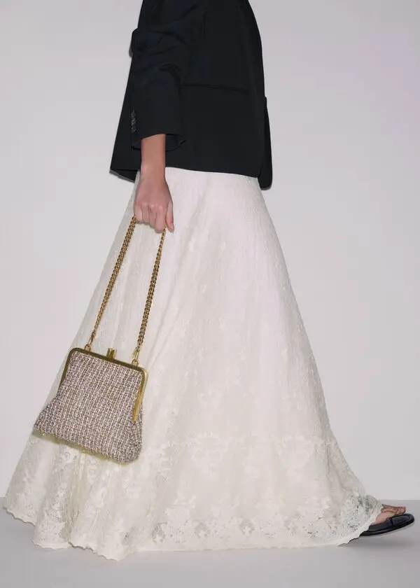 ME+EM Tweed Crossbody Bag