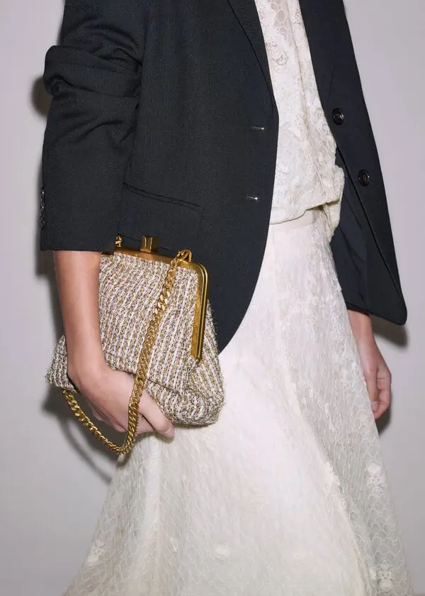 ME+EM Tweed Crossbody Bag