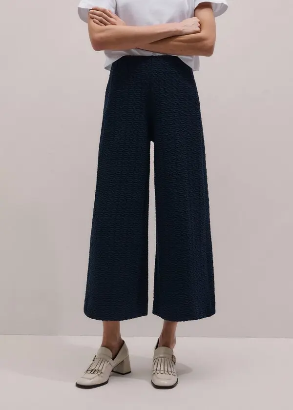 ME+EM Jacquard Cropped Trousers