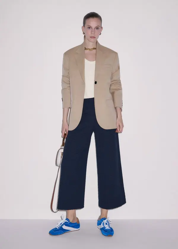 ME+EM Jacquard Cropped Trousers