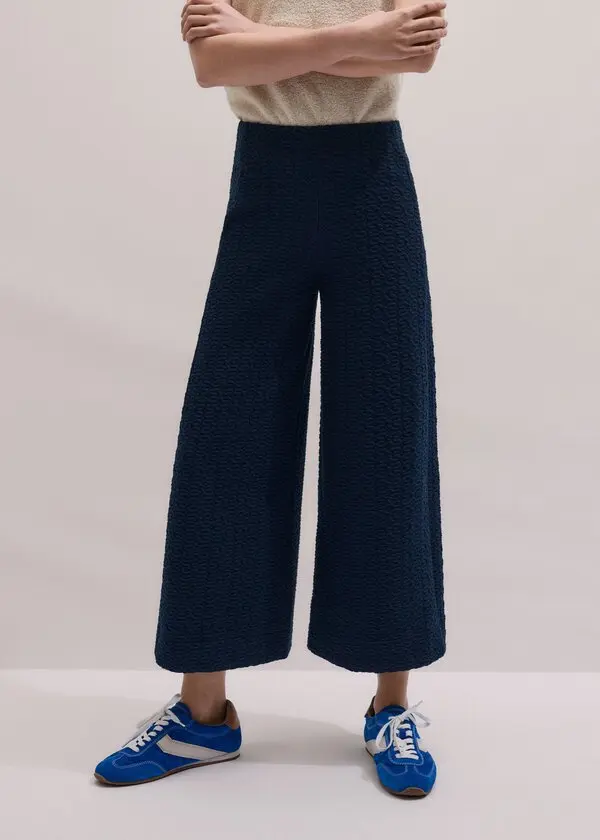 ME+EM Jacquard Cropped Trousers