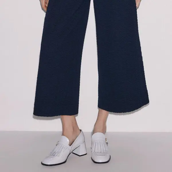 ME+EM Jacquard Cropped Trousers