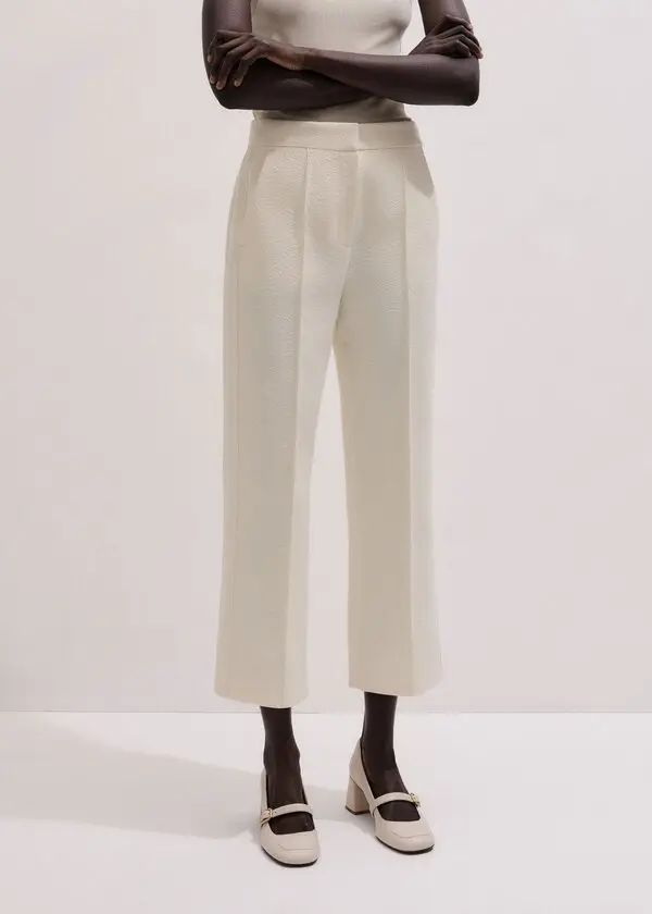 ME+EM Straight Crop Trousers