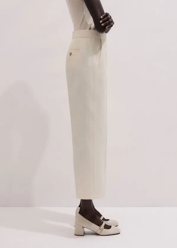 ME+EM Straight Crop Trousers