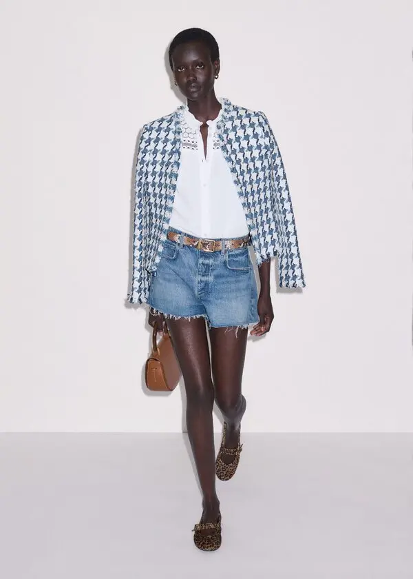 ME+EM Cheesecloth And Lace Blouse - Soft White