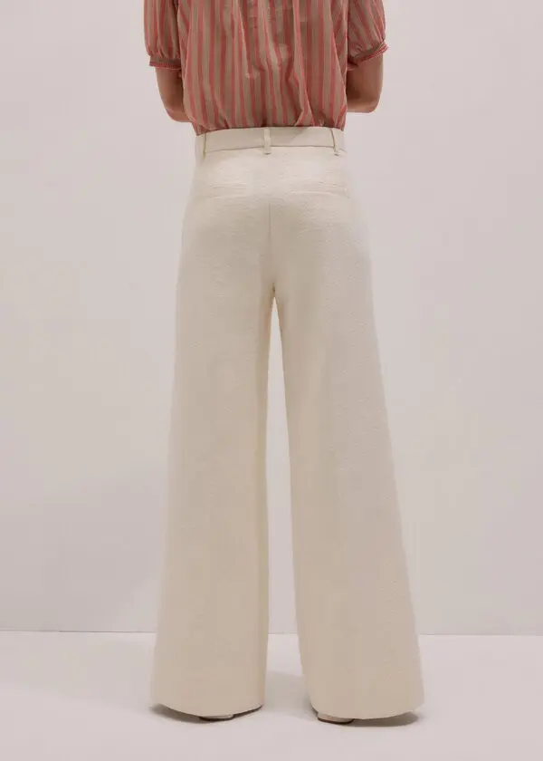 ME+EM Jacquard Wide-leg Trousers
