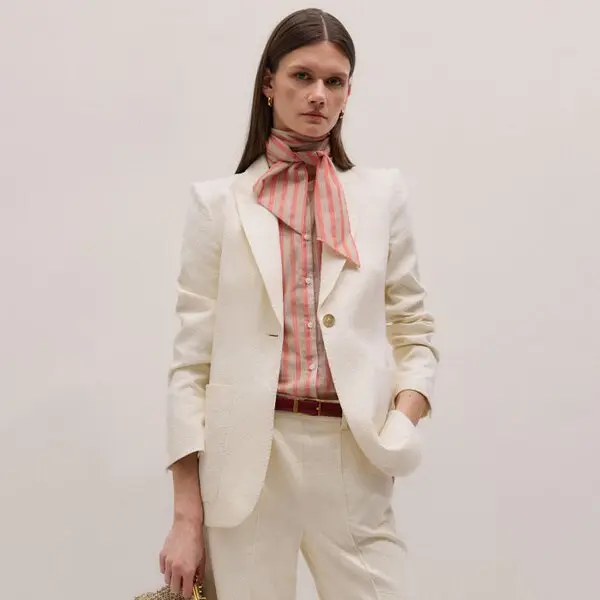 ME+EM Jacquard Wide-leg Trousers