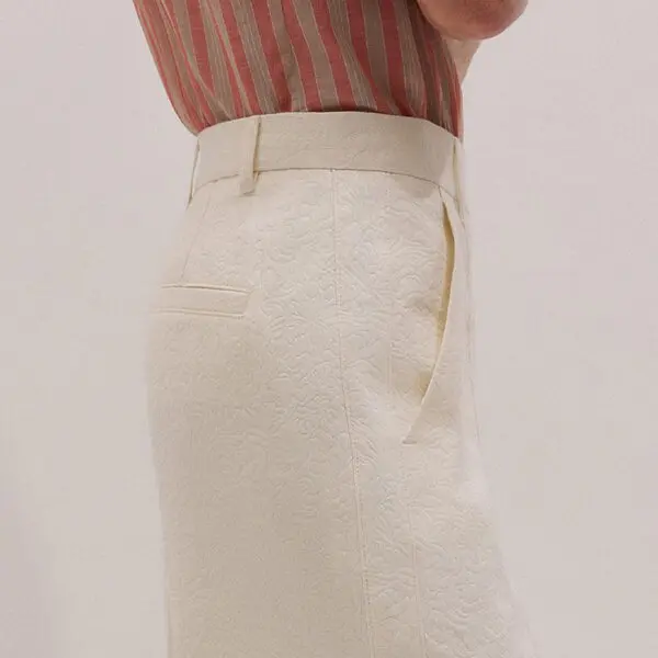 ME+EM Jacquard Wide-leg Trousers
