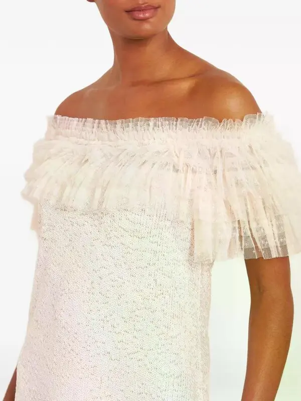 NEEDLE & THREAD Ruffled Midi Dress
