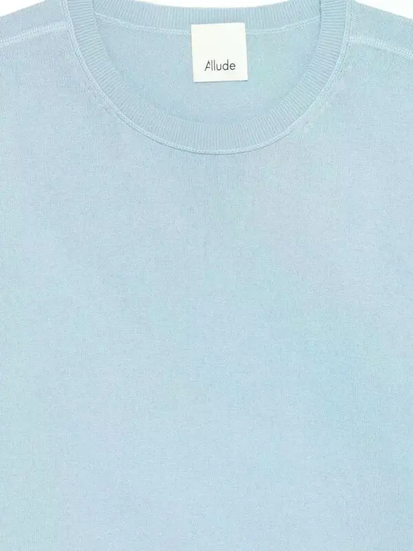 ALLUDE Crew-neck Sweater - Blue