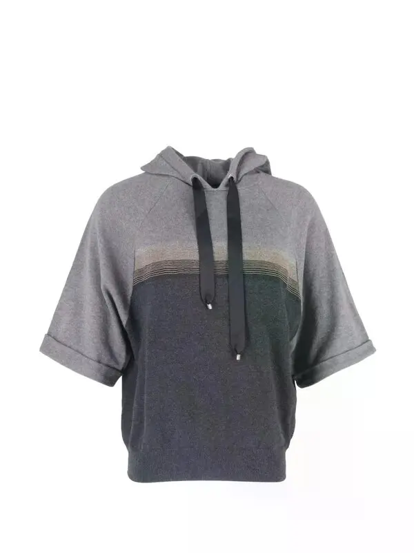 Brunello Cucinelli Short-sleeve Hoodie