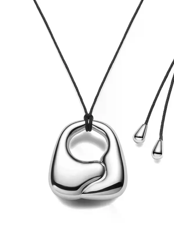 MARIA BLACK Large Weekender Necklace - Silver