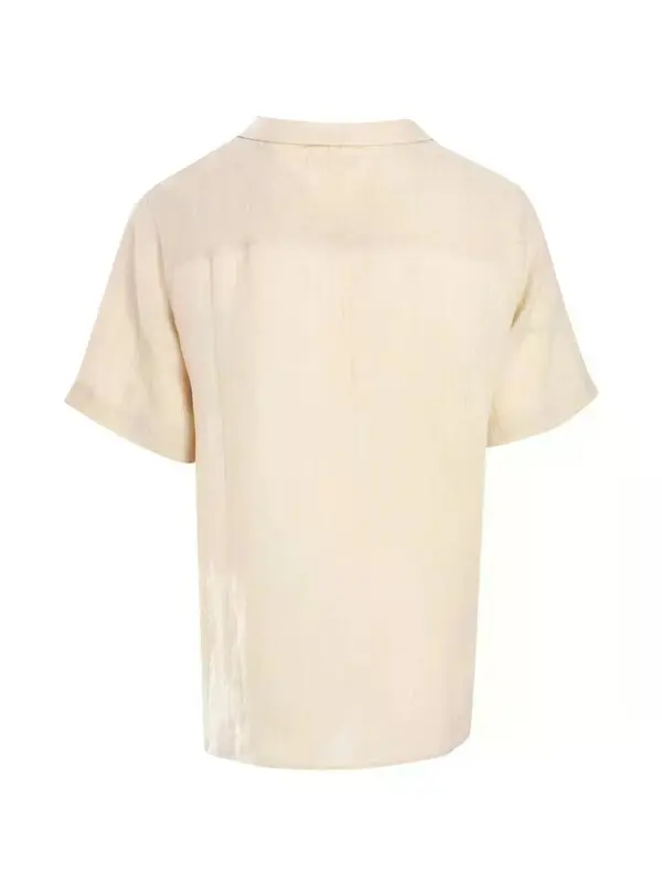 Marané Camp-collar Short-sleeve Shirt - Neutrals