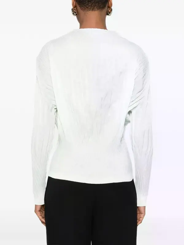 Issey Miyake Ribbed Top - Green