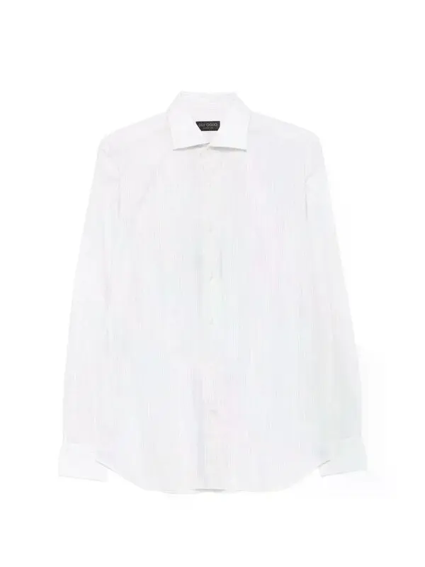 DELL'OGLIO Striped Shirt - White