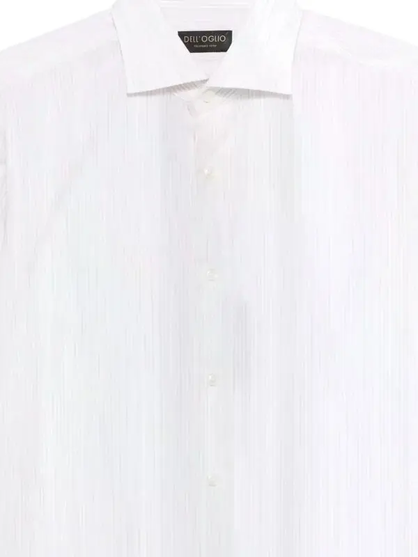 DELL'OGLIO Striped Shirt - White