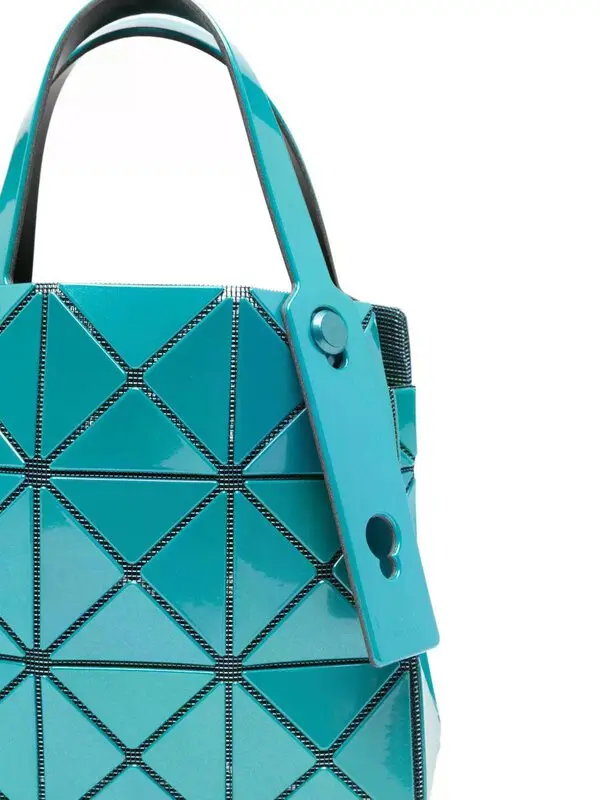 Issey Miyake Mini Carat Geometric-paneled Tote - Blue