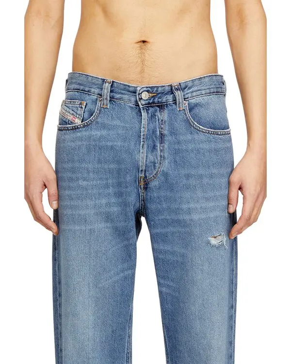 DIESEL Regular-fit Whiskered Jeans