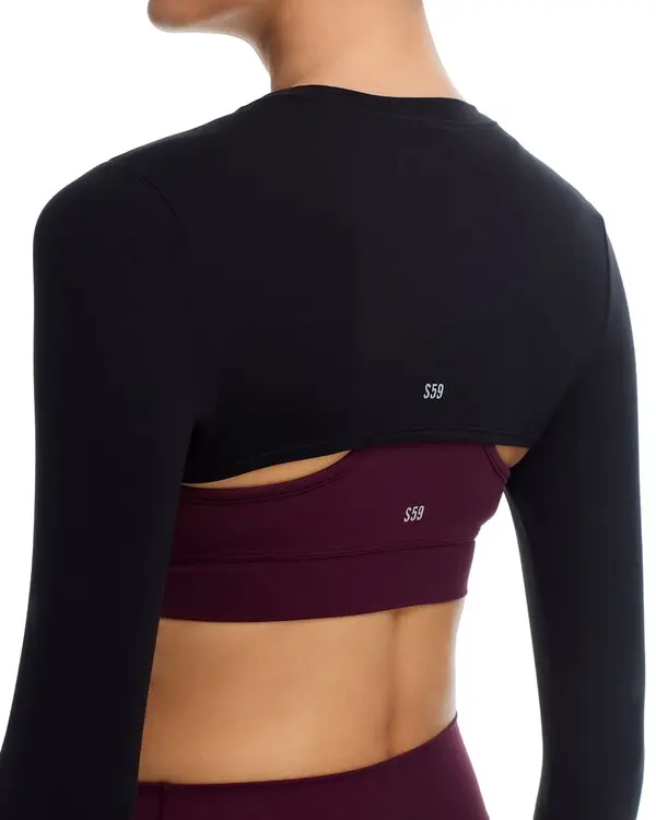 Splits59 Amelia Airweight Shrug - Black