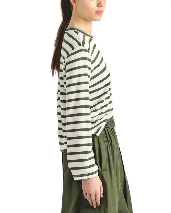 Derek Lam 10 Crosby Myrtha Striped Top