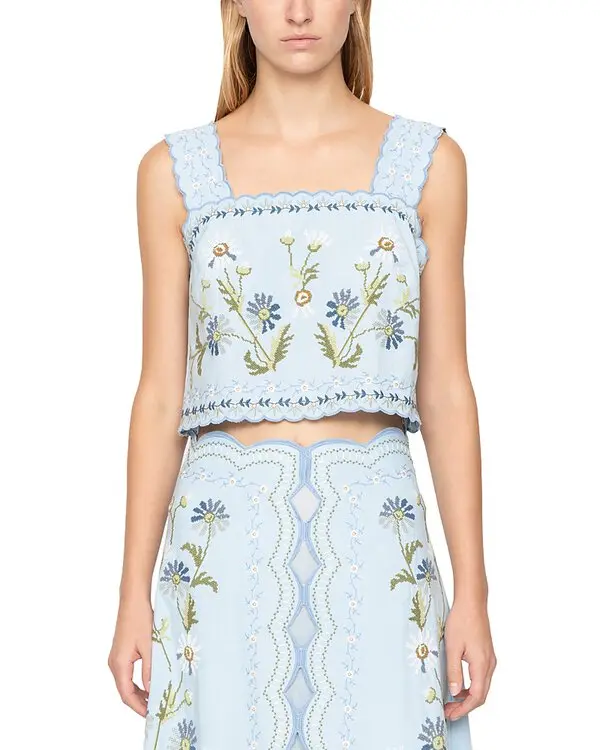 Sea Audra Embroidered Tank