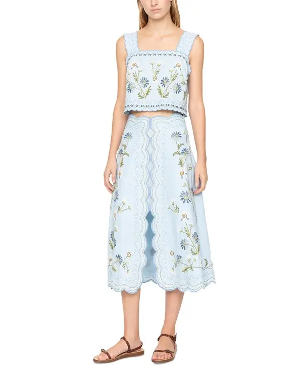 Sea Audra Embroidered Tank