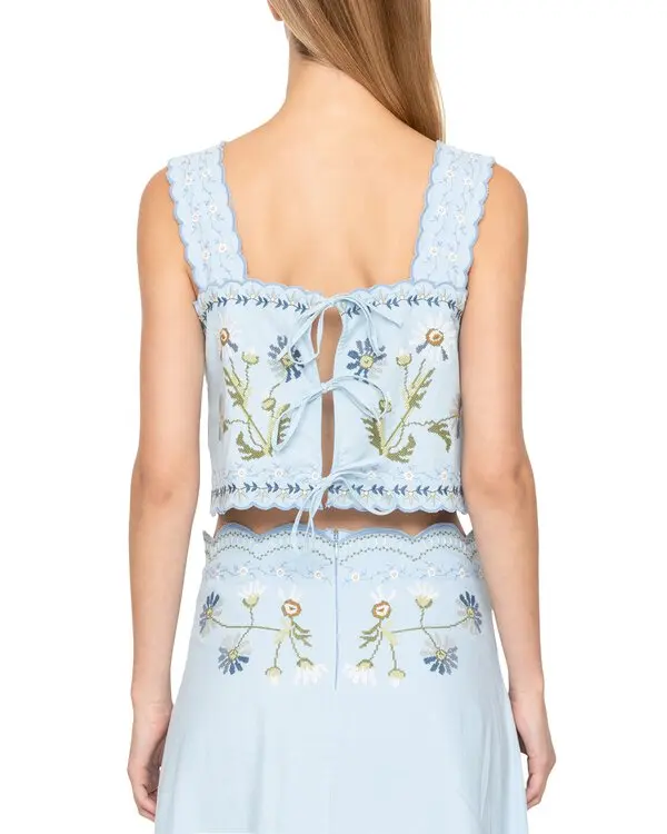 Sea Audra Embroidered Tank