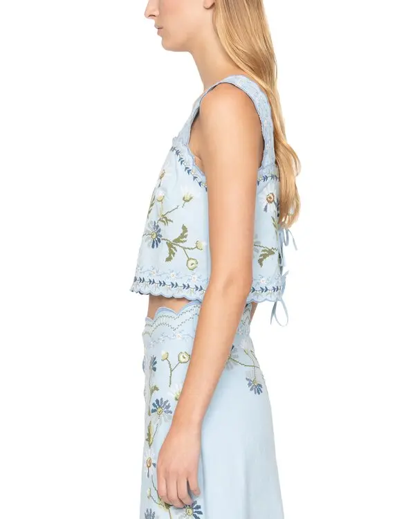 Sea Audra Embroidered Tank