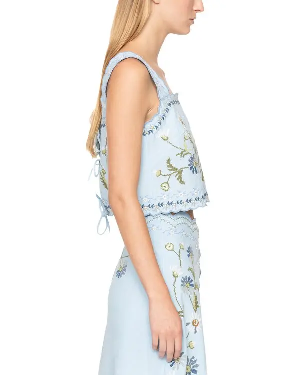 Sea Audra Embroidered Tank