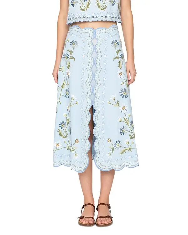 Sea Audra Embroidered Skirt